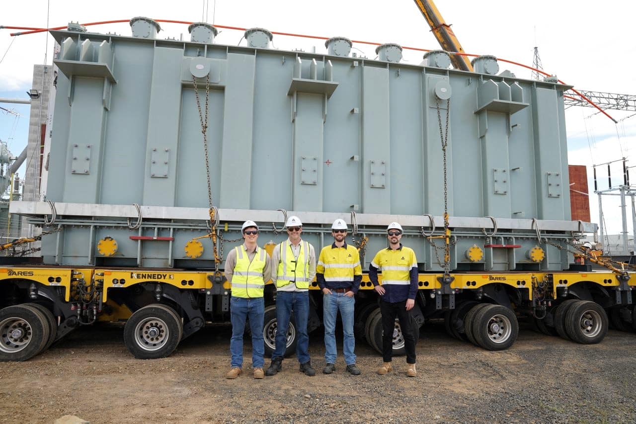 244-tonne transformer arrives at New England Solar - Energy Magazine